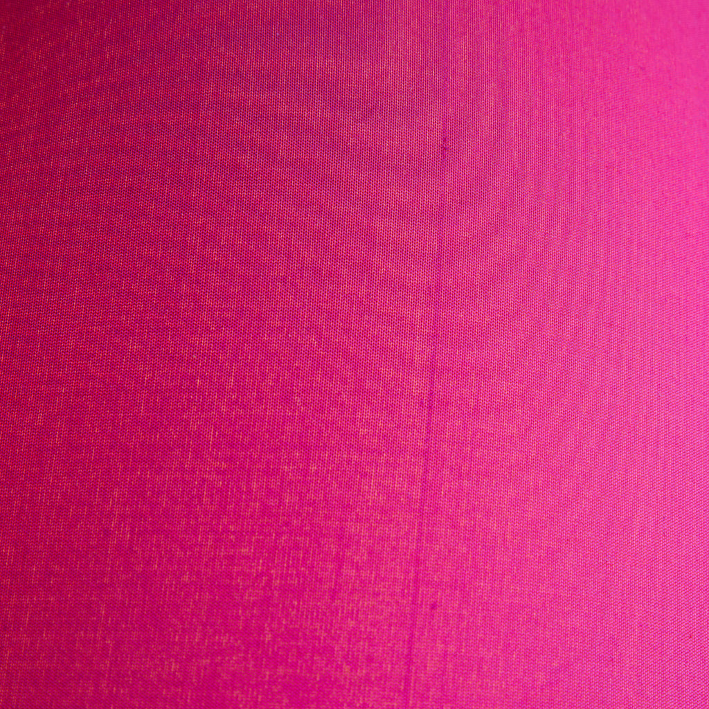 14 inch drum shade in fuchsia dupion silk