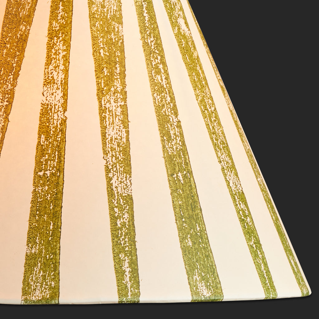 12 inch empire shade in verdant tapers hand painted card
