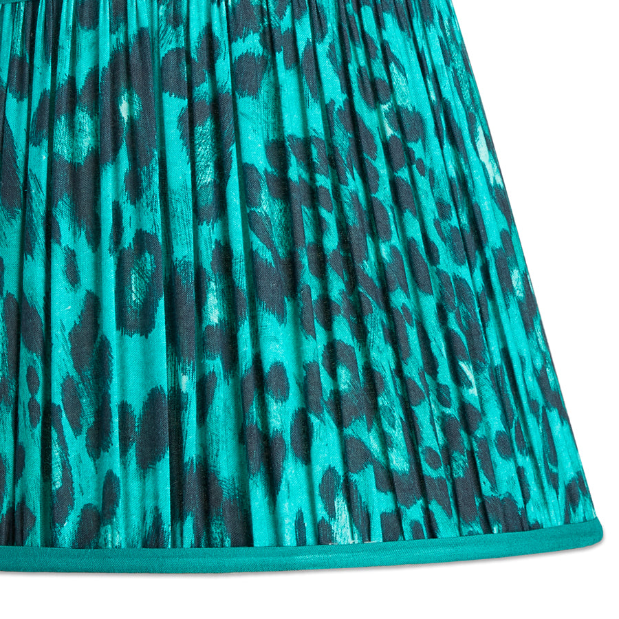 10 inch empire shade in jade leopard love by matthew williamson