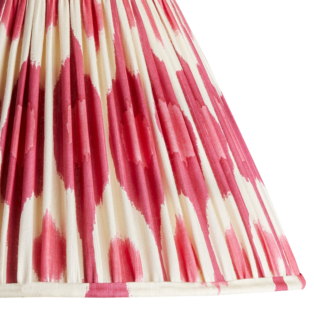 10 inch empire shade in egg & spoon ikat berries silk