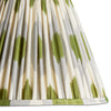 12 inch empire shade in egg & spoon ikat gray green silk
