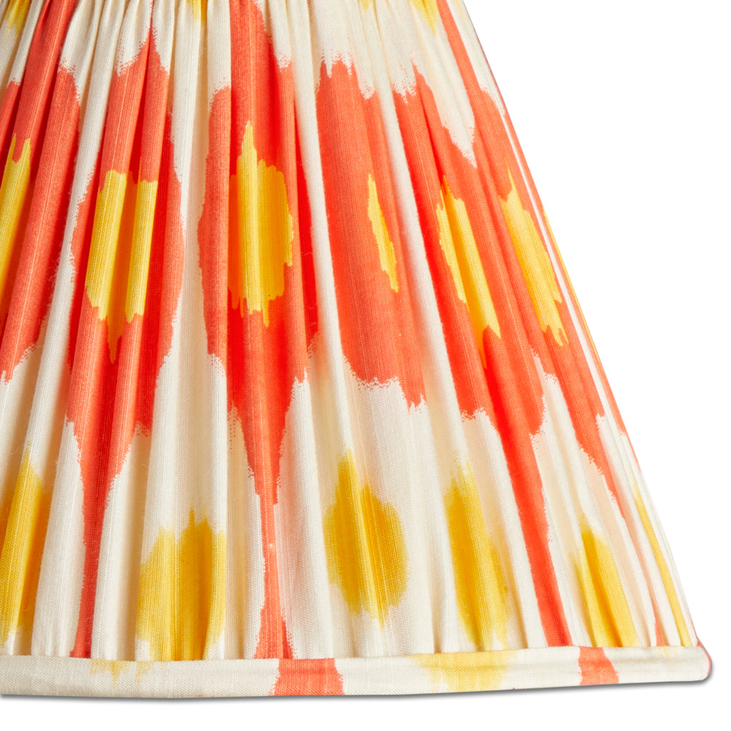 12 inch empire shade in egg & spoon ikat st clements silk