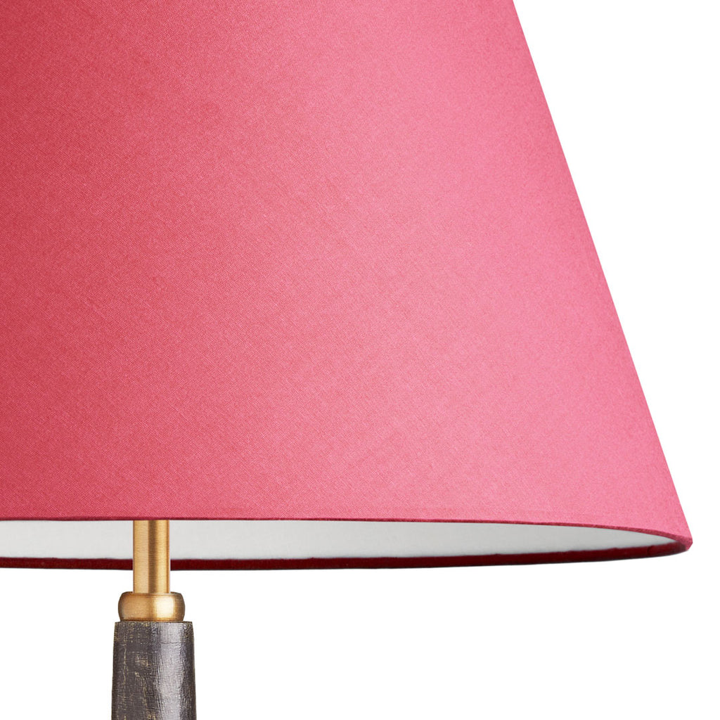 8 inch empire shade for cordless lamps in raspberry taj silk