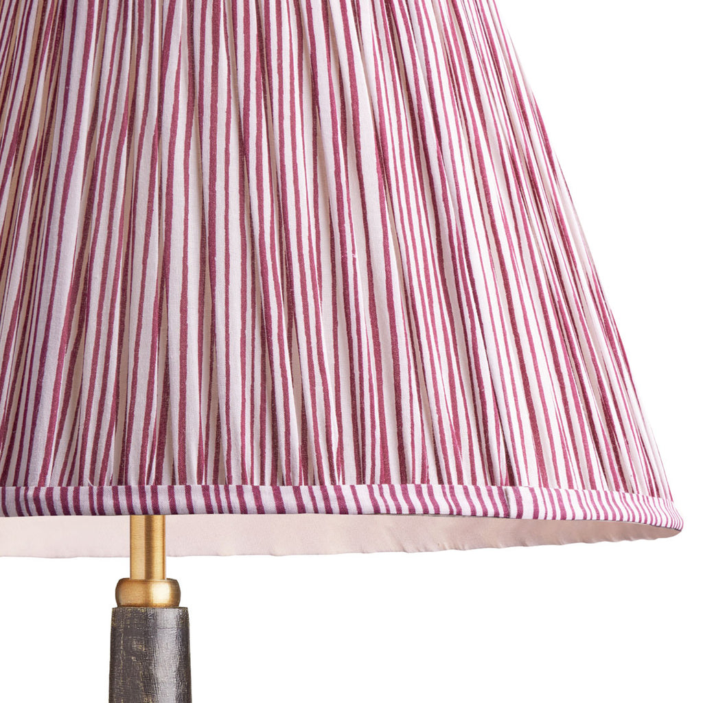 8 inch empire shade for cordless lamps in ruby candy stripe block prin