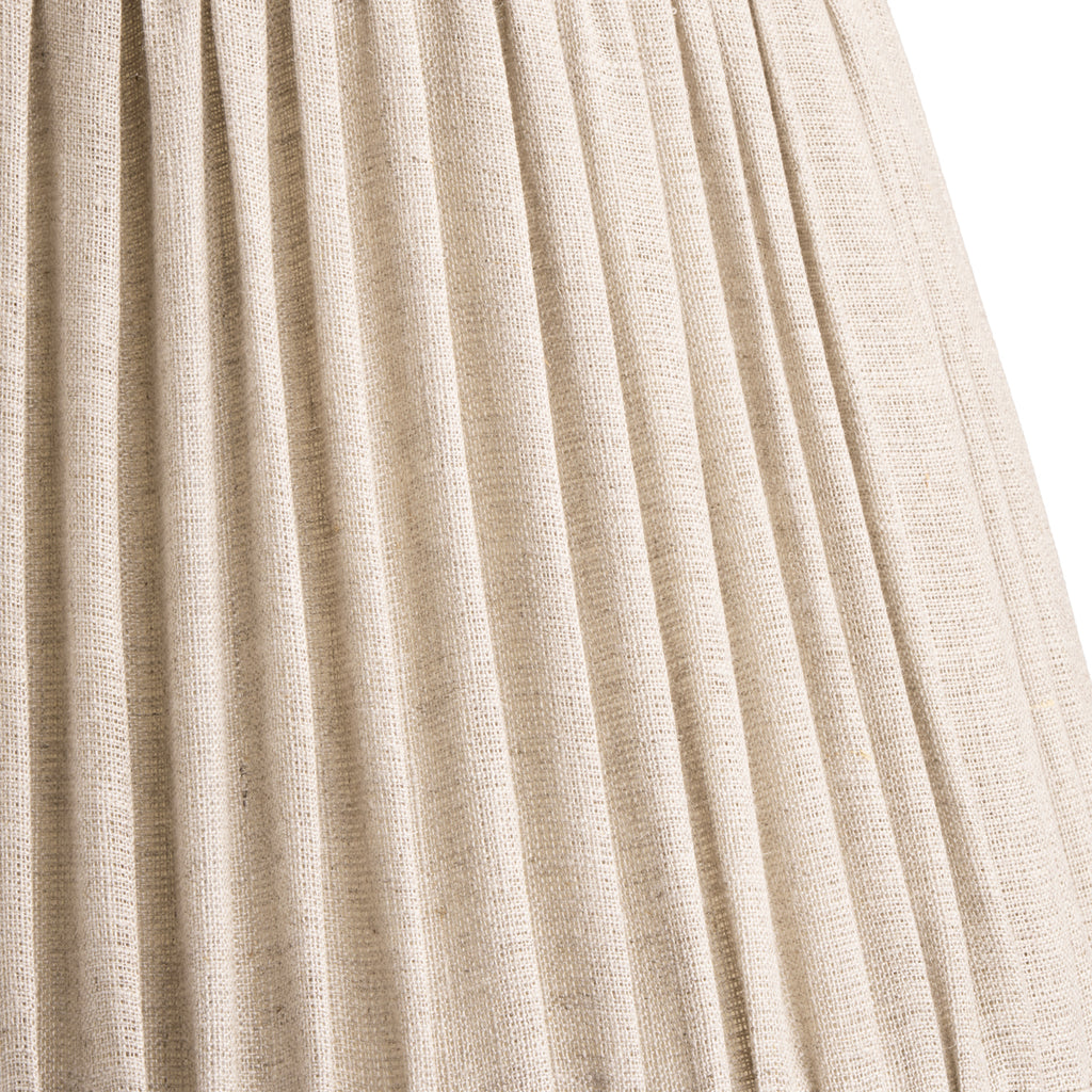 12 inch straight empire reversible gimbal bloomer shade in natural lin