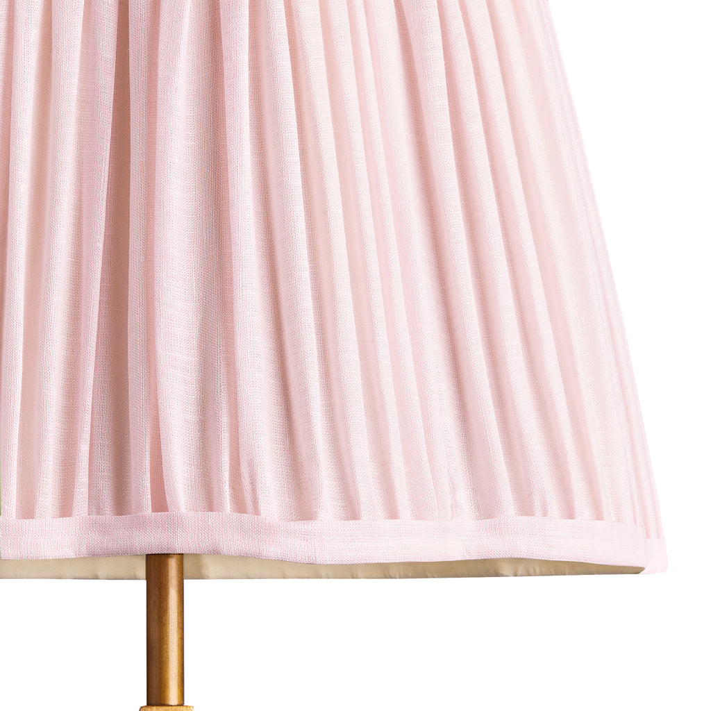 16 inch scalloped straight empire shade in marshmallow linen