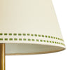 16 inch straight empire shade in verdant tracks hand painted card