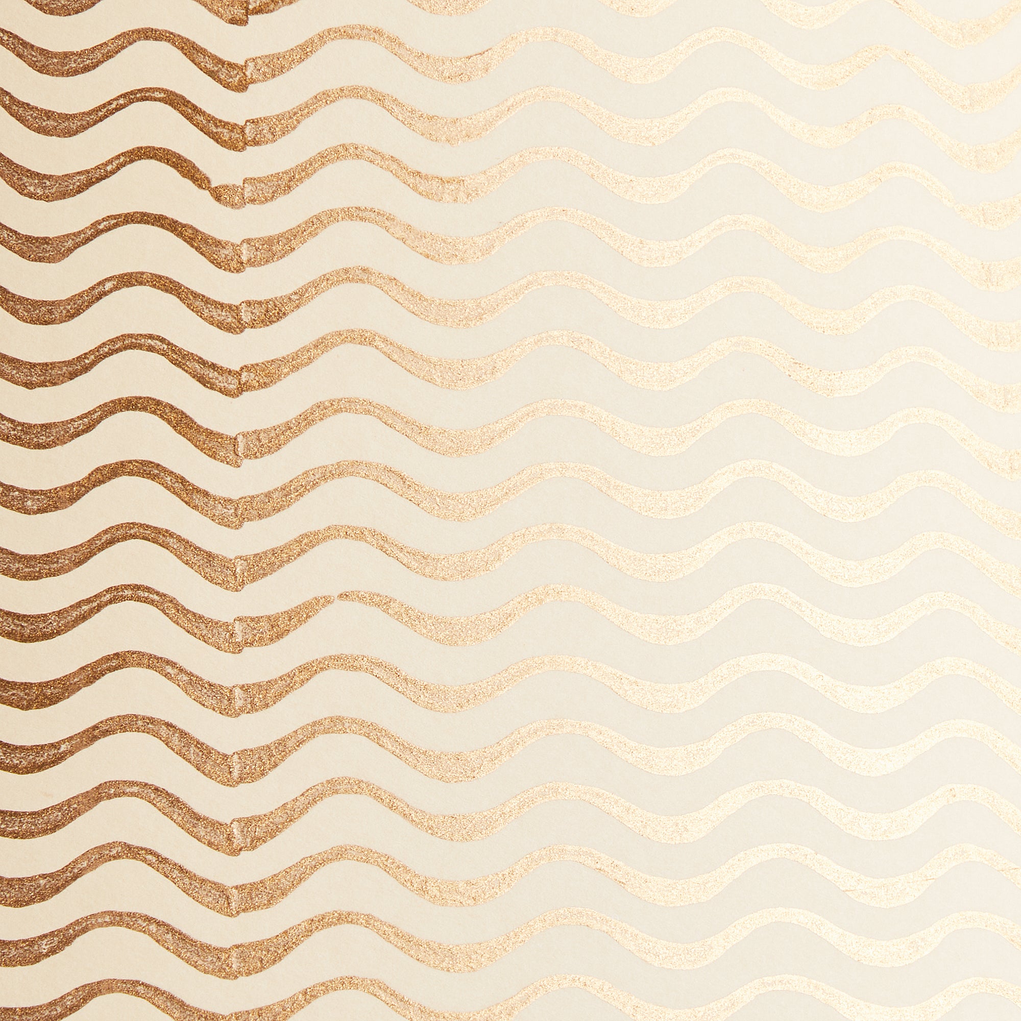 18 inch straight empire shade in gold ripples hand painted card
