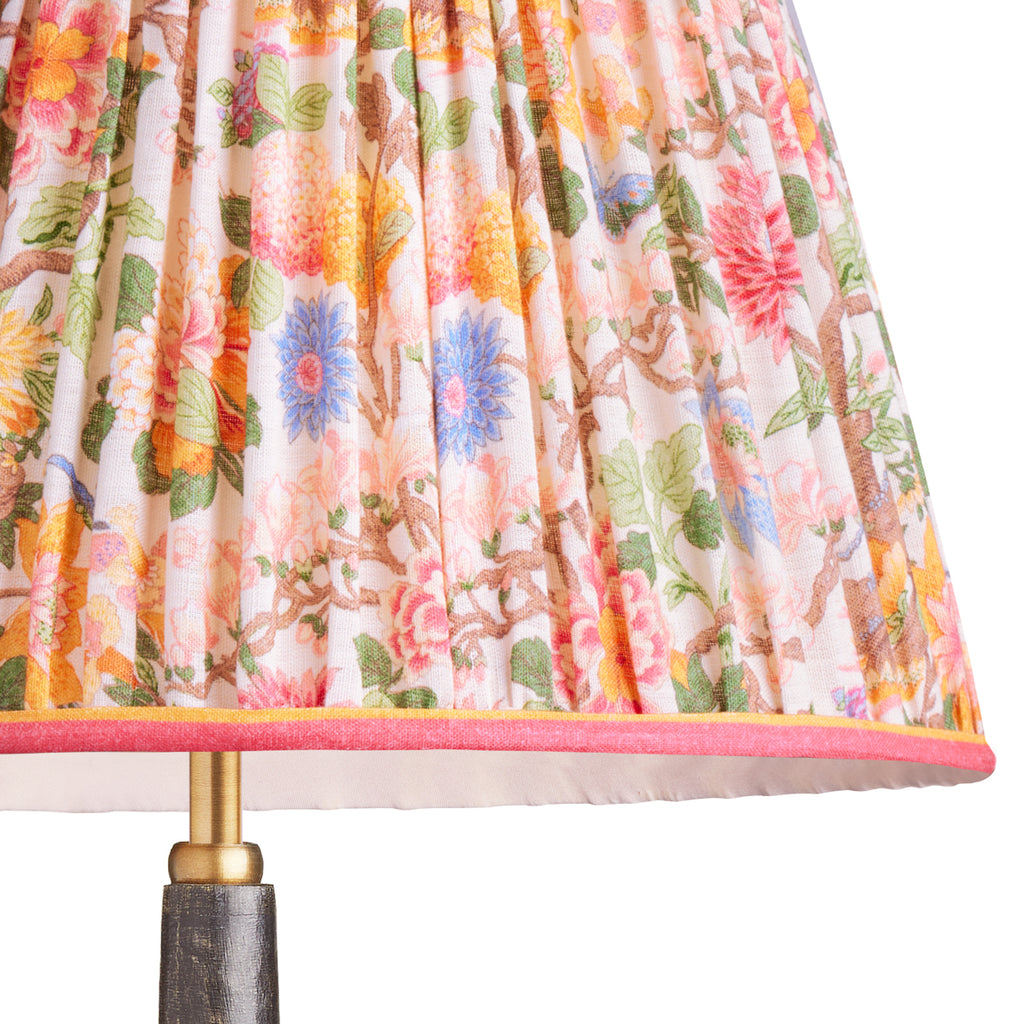 14 inch straight empire shade in original Little Magnolia linen by GP