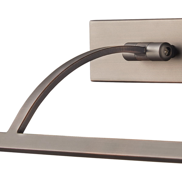 Medium Blake picture light in bronze