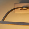 Medium Blake picture light in bronze