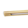 Medium Blake picture light in antiqued brass