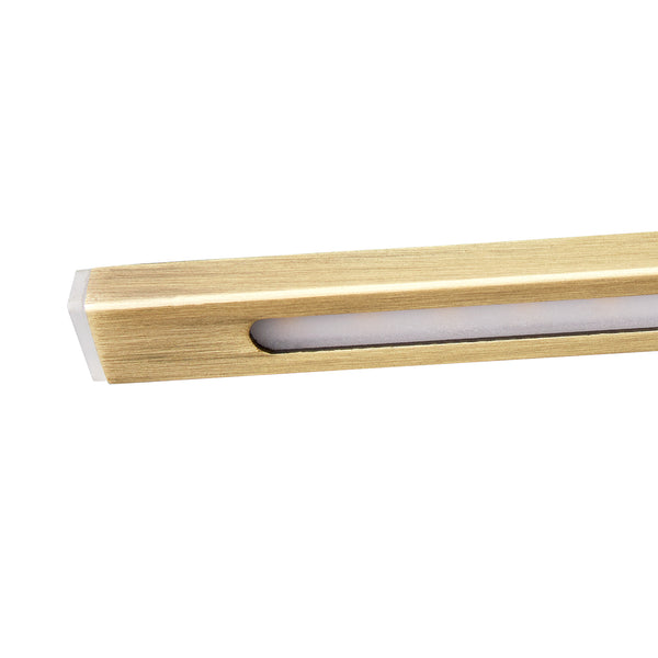 Medium Blake picture light in antiqued brass