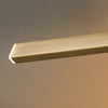 Medium Blake picture light in antiqued brass
