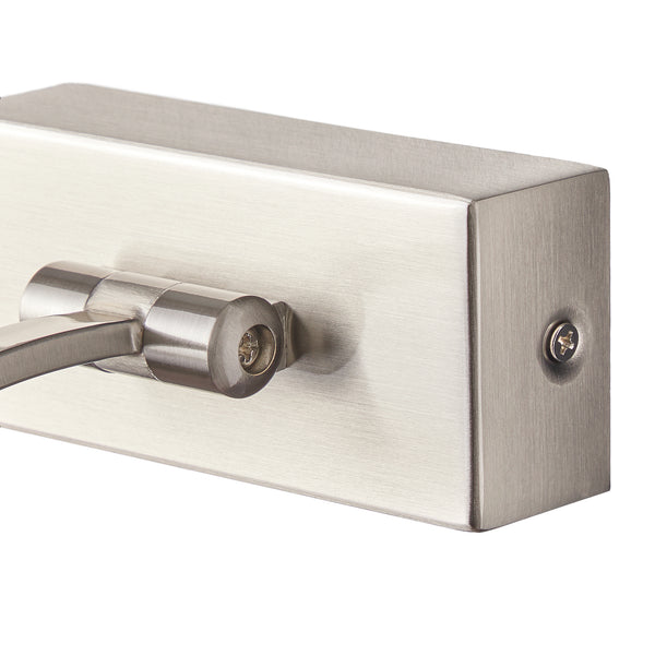Medium Blake picture light in brushed chrome