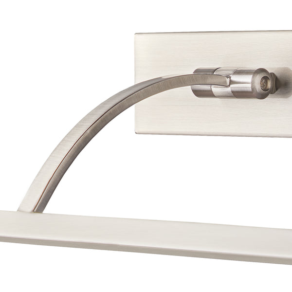 Medium Blake picture light in brushed chrome