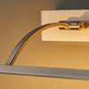 Medium Blake picture light in brushed chrome