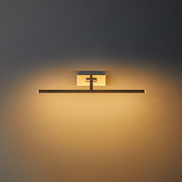 Medium Blake picture light in brushed chrome
