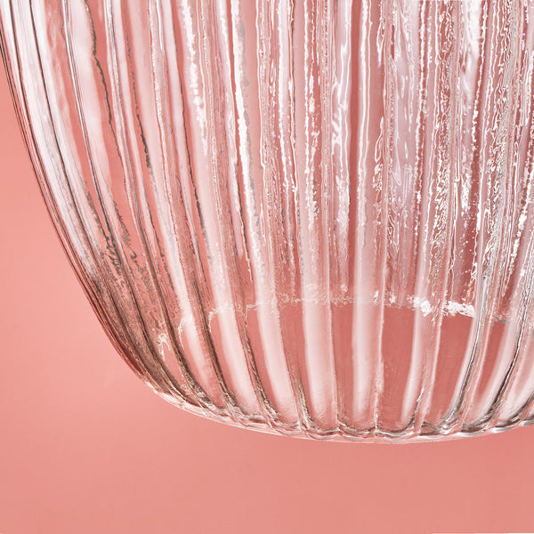Regular Bastille pendant light in clear glass