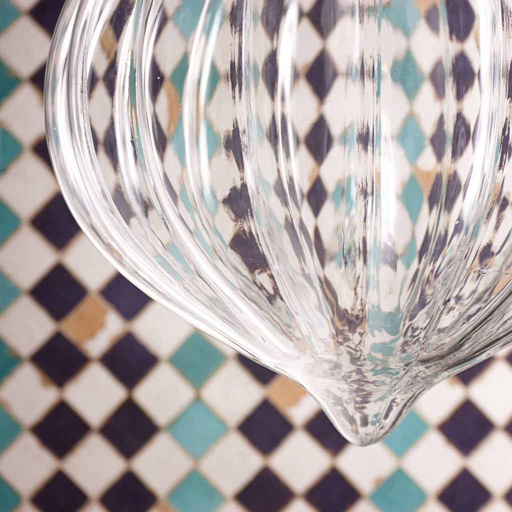 Regular Aquila pendant shade in clear glass