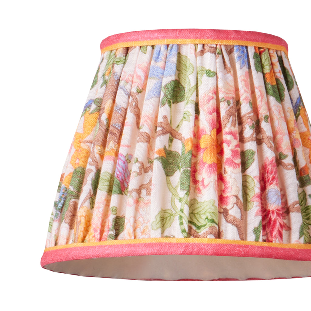 7 inch pendant shade in original Little Magnolia linen by GP & J Baker