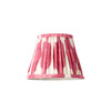 7 inch pendant lamp shade in egg & spoon ikat berries silk