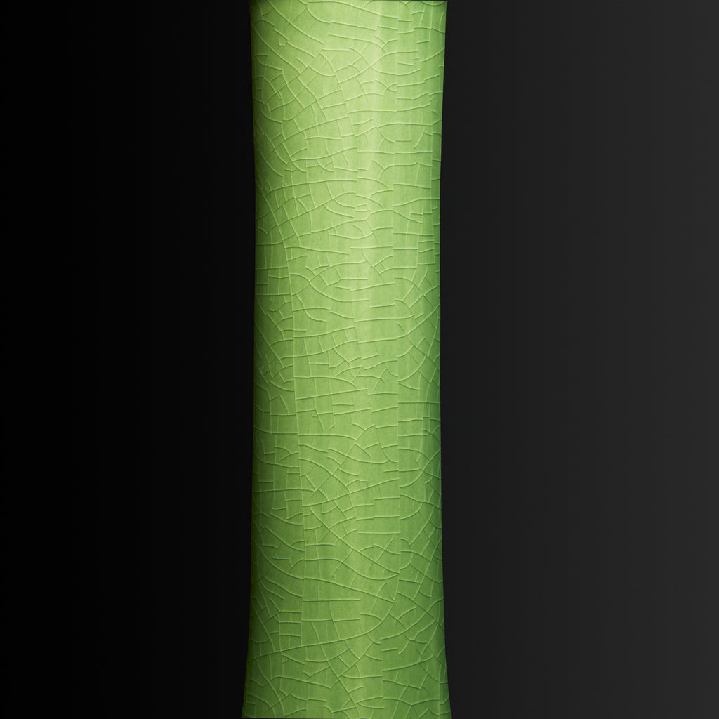 Ellie table lamp in emerald ceramic