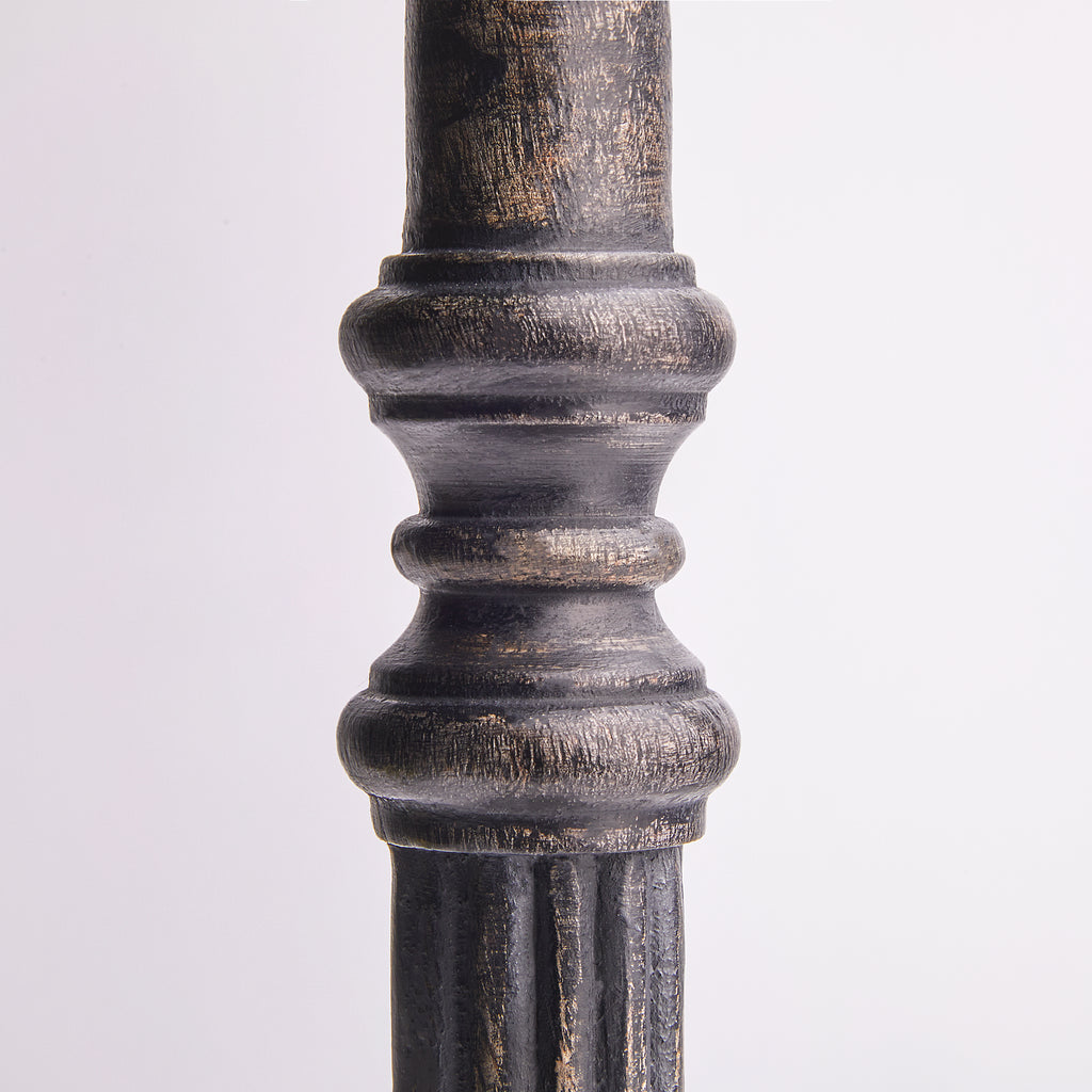 Hera table lamp in silvery black