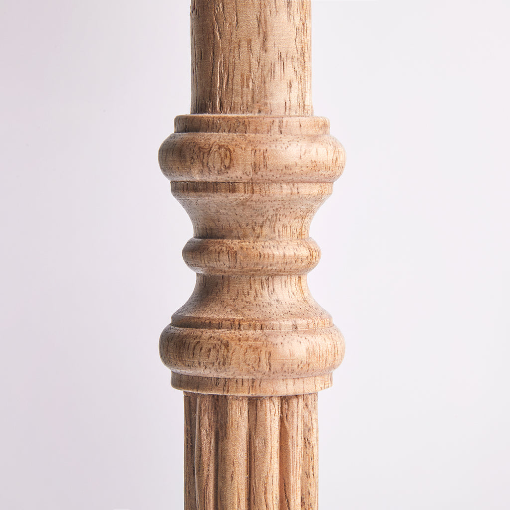 Hera table lamp in lightly waxed