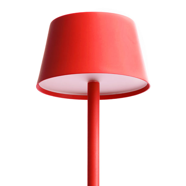 Wee Scoon cordless table lamp in firecracker