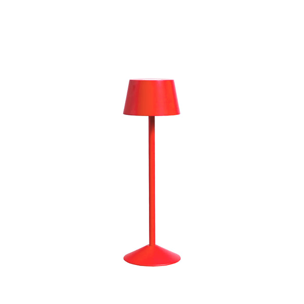 Wee Scoon cordless table lamp in firecracker
