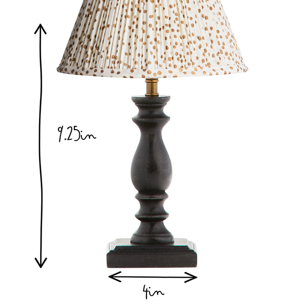 Wilma table lamp in ebony