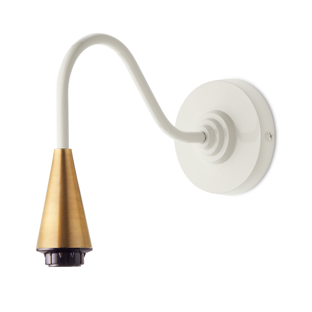 Cone wall fixture in stone