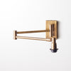 Lacey Wall fixture in antiqued brass