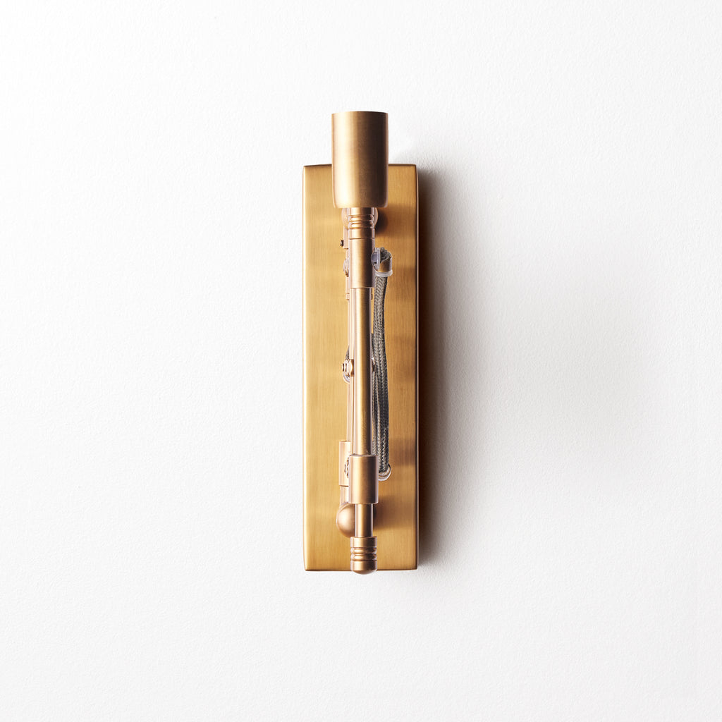 Tina Wall Fixture In Antique Brass