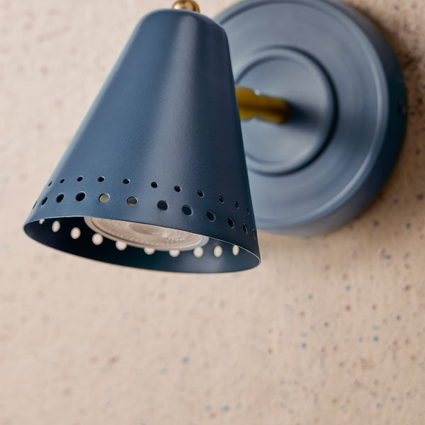 Brandy wall sconce in Denim by the Novogratz