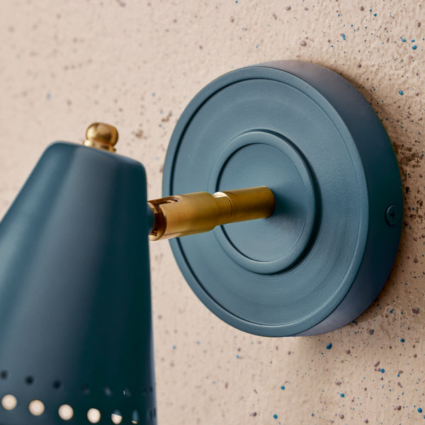 Brandy wall sconce in Denim by the Novogratz