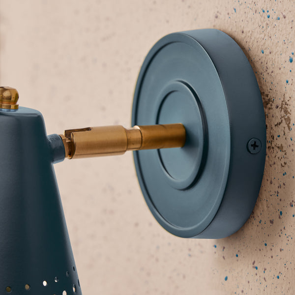 Brandy wall sconce in Denim by the Novogratz