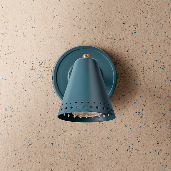 Brandy wall sconce in Denim by the Novogratz