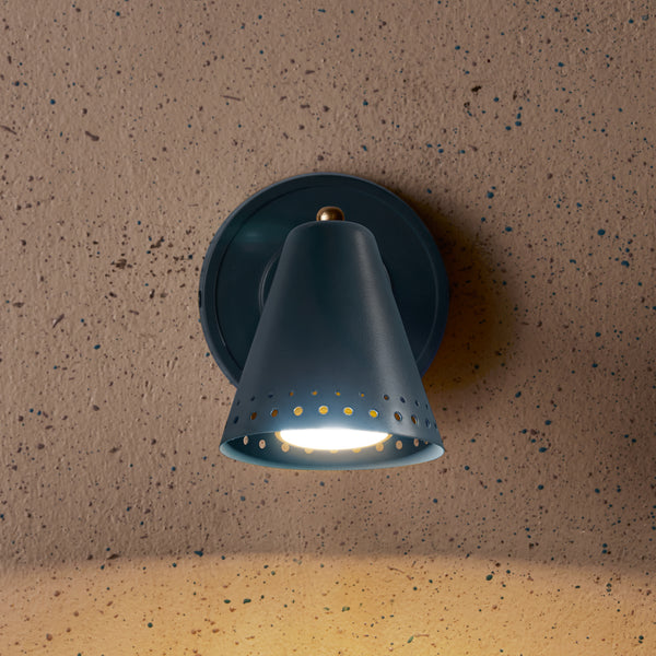 Brandy wall sconce in Denim by the Novogratz