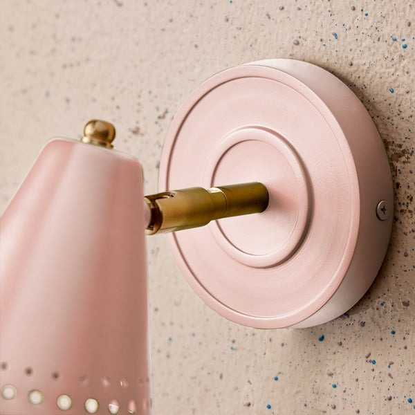 Brandy wall sconce in Blush by the Novogratz