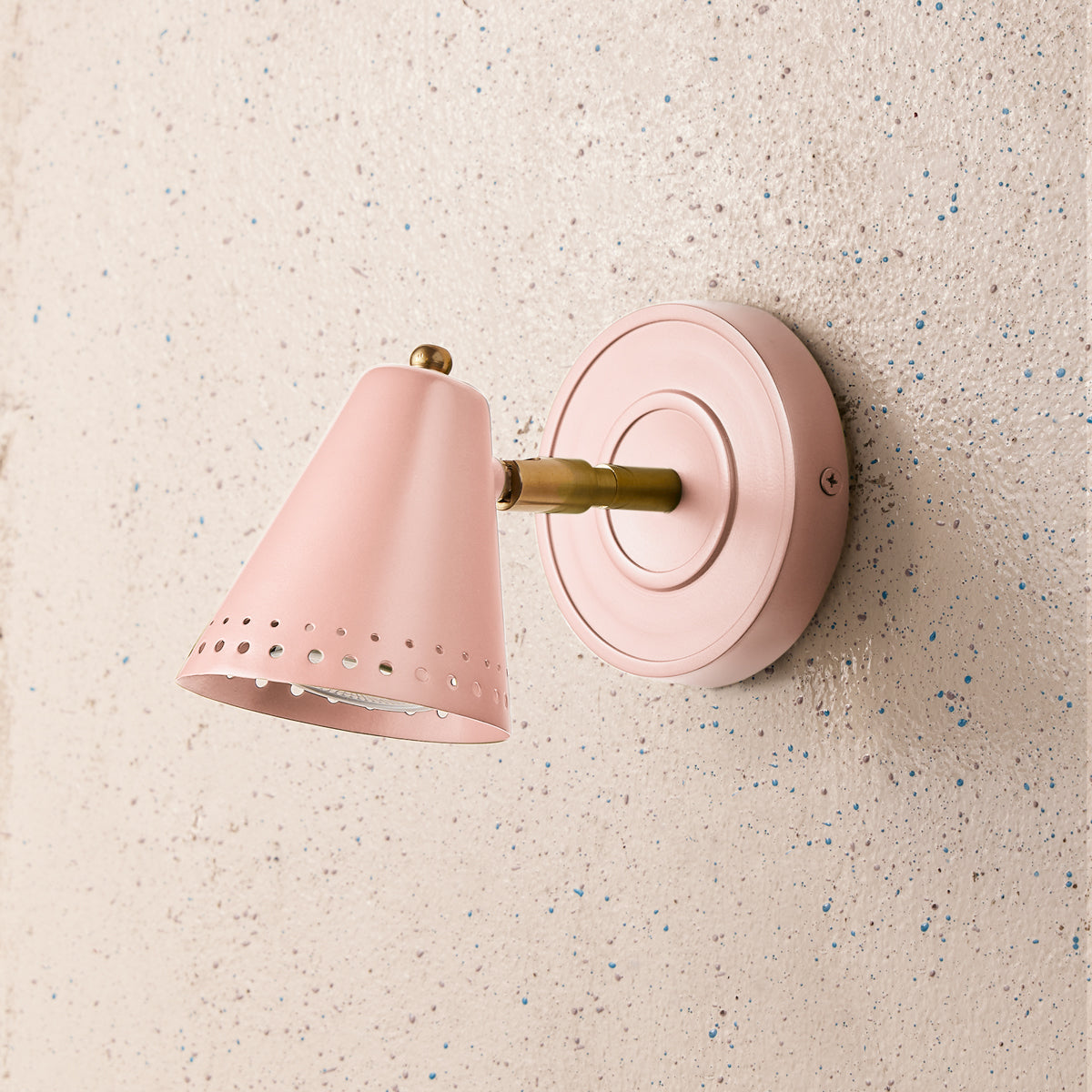Brandy wall sconce in Blush by the Novogratz
