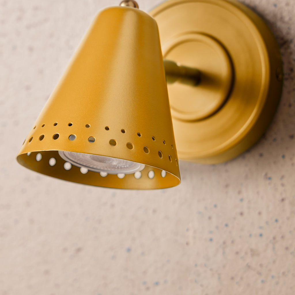 Brandy wall sconce in Sand by the Novogratz