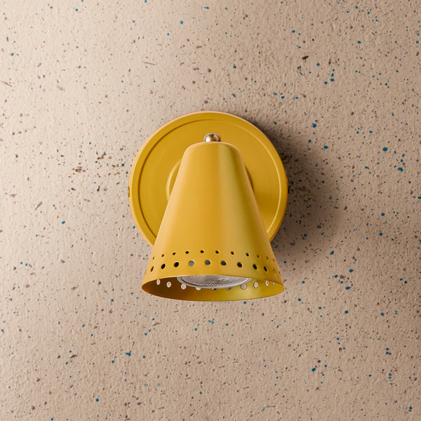 Brandy wall sconce in Sand by the Novogratz