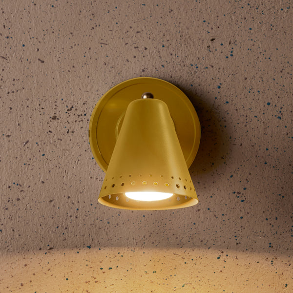 Brandy wall sconce in Sand by the Novogratz