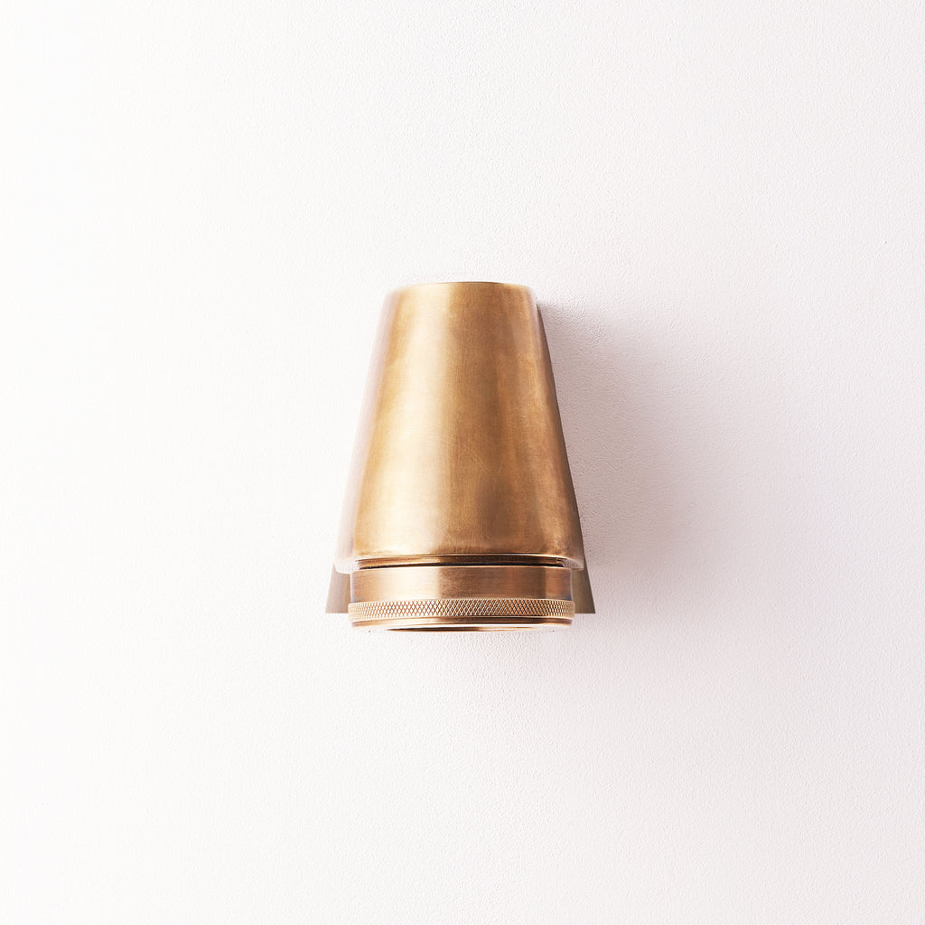 Bowditch mast light in antiqued brass