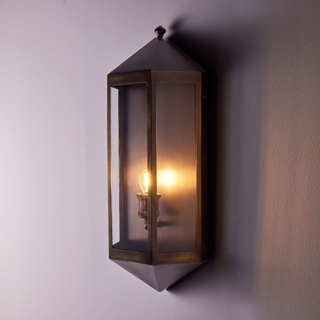 Cromer wall sconce in bronze