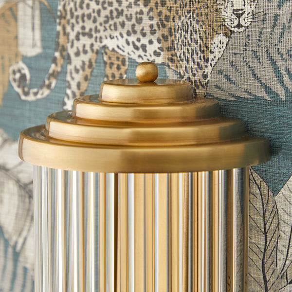Baby Roddy wall sconce in antiqued brass