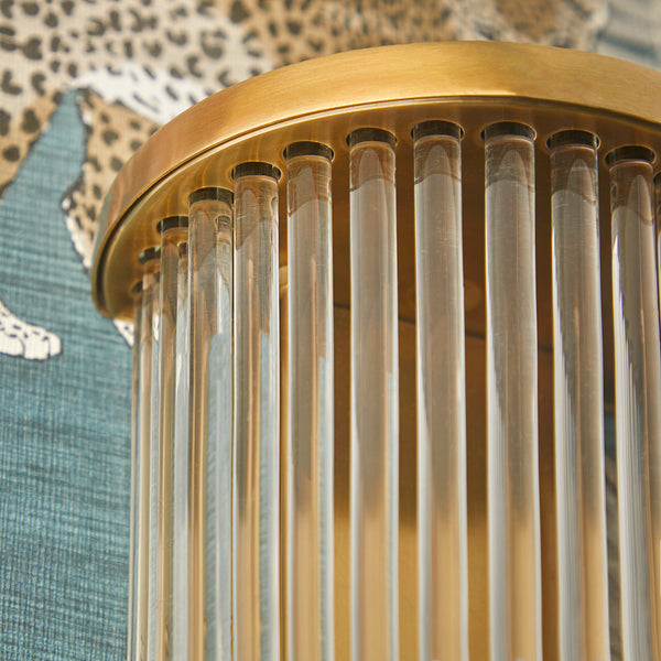 Baby Roddy wall sconce in antiqued brass