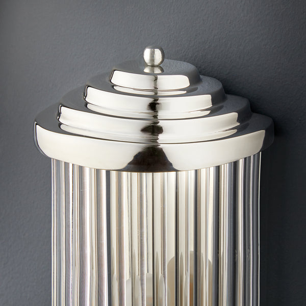 Baby Roddy wall sconce in nickel